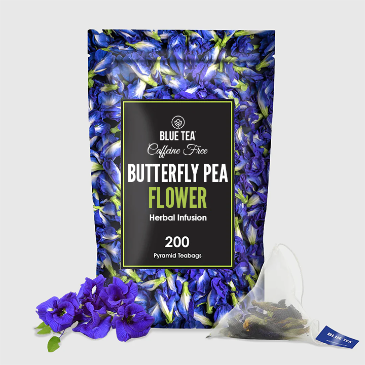 Butterfly Pea Flower Herbal Infusion - 200 Teabags – Blue Tea | Health ...