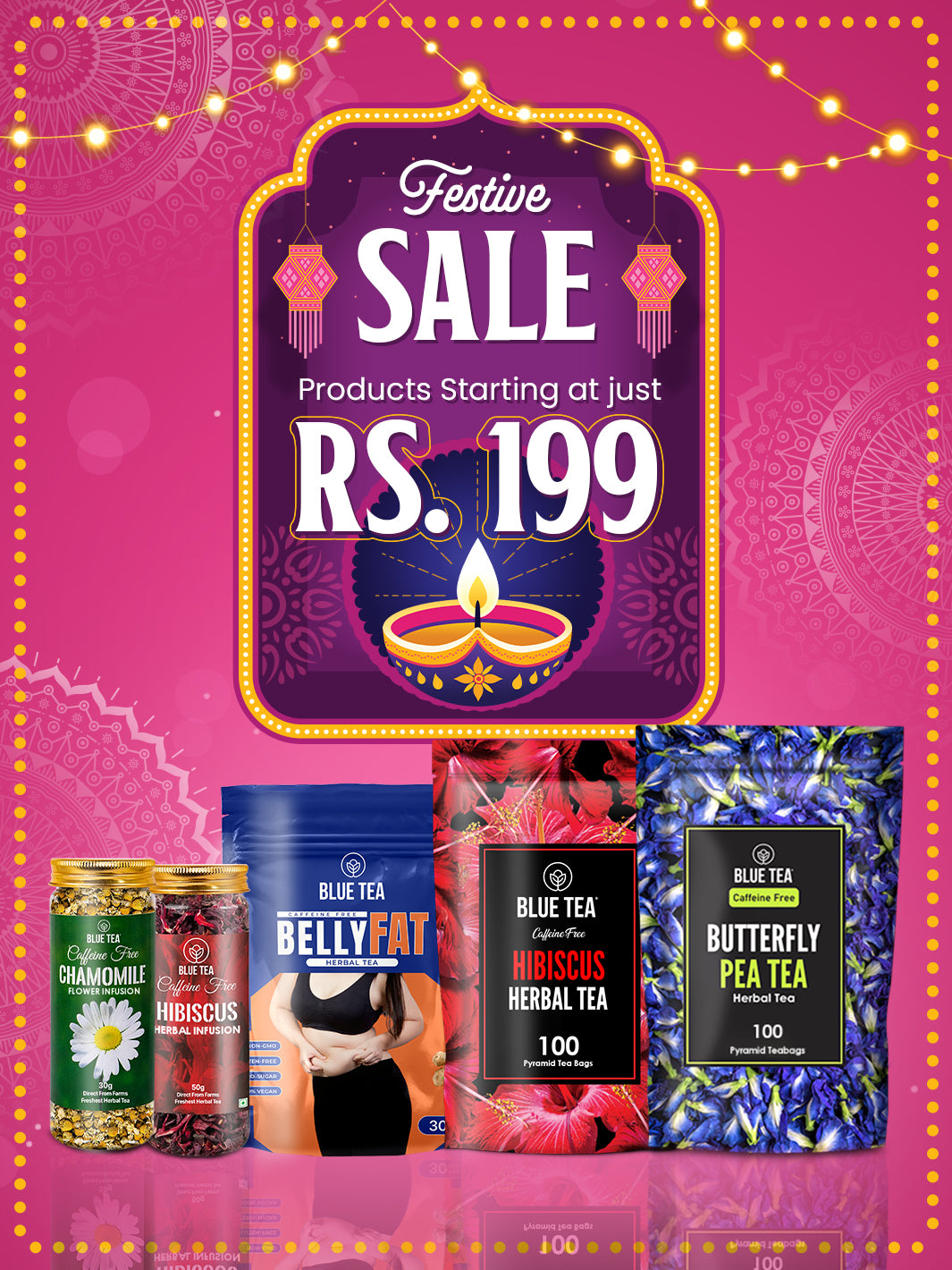 Buy Blue Tea Online | As Seen On Shark Tank | Healthiest Herbal Tea ...