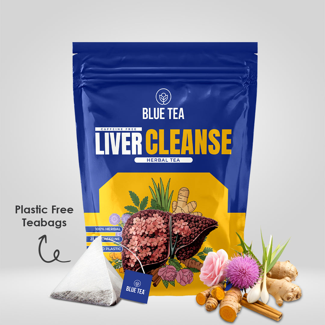 Liver Cleanse Tea - Natural liver Detox Tea - 60 Tea Bags – Blue Tea ...