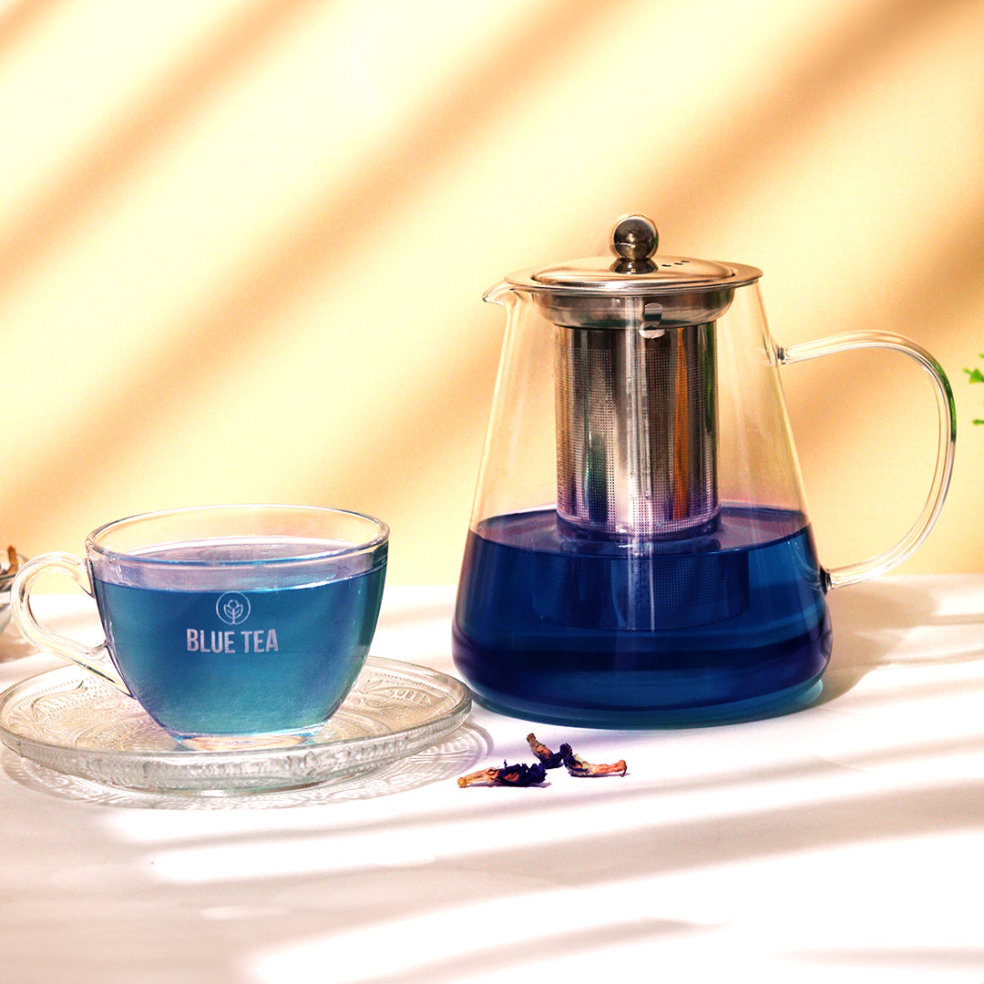 Teapot Kettle – Classic Design for Effortless Tea Brewing – Blue Tea ...